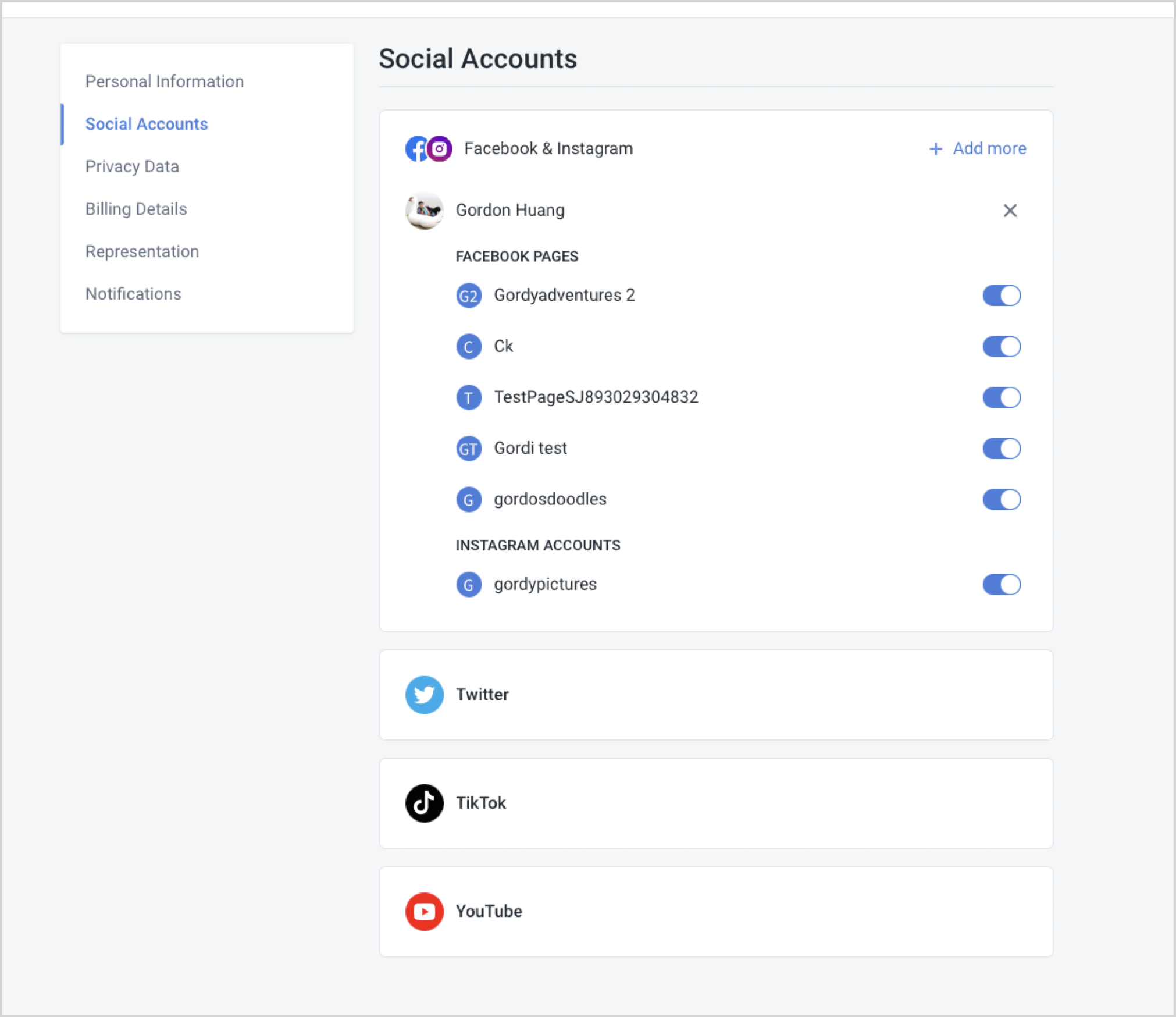 How do I verify if my social accounts are authenticated? – Captiv8