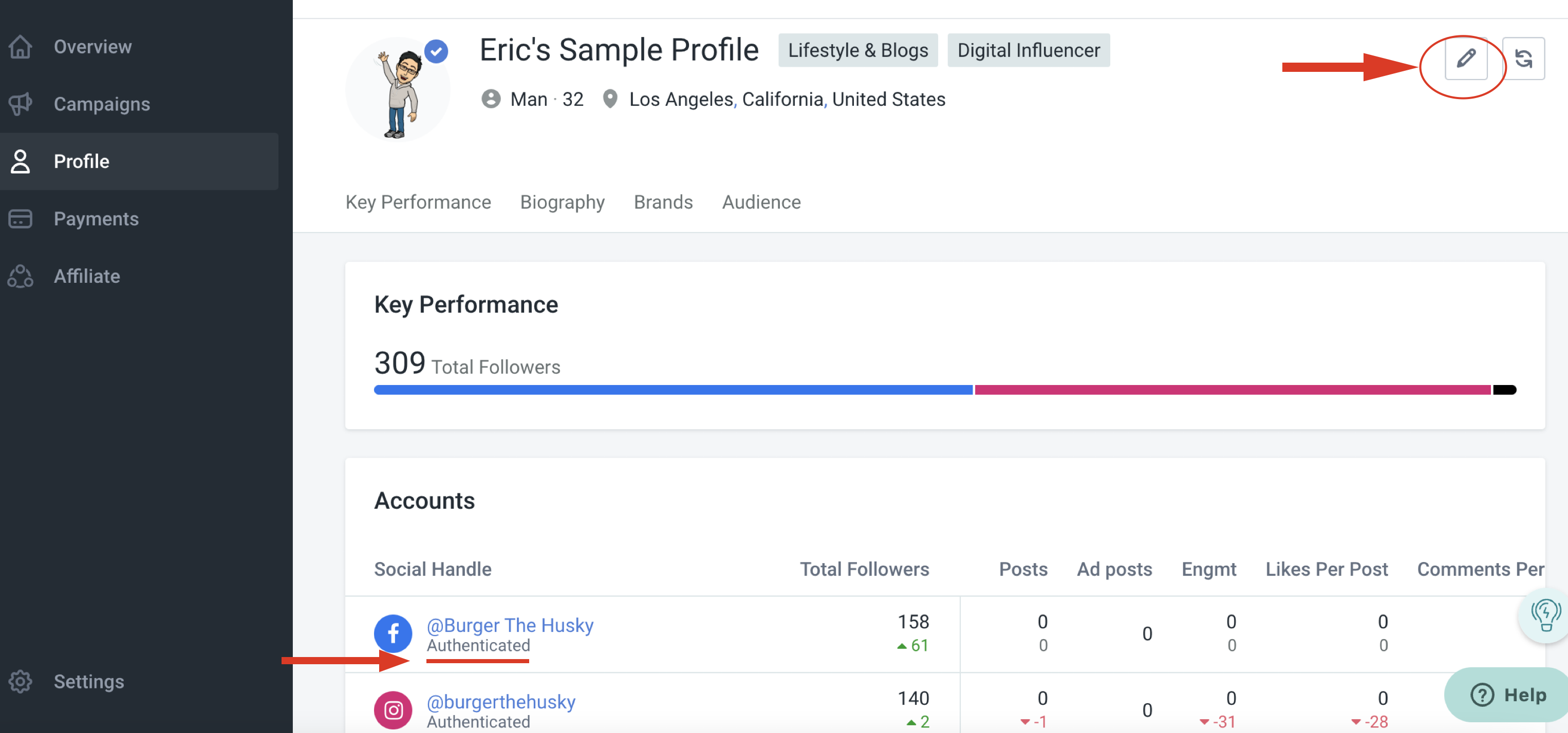 How do I authenticate my Instagram account onto the platform? – Captiv8